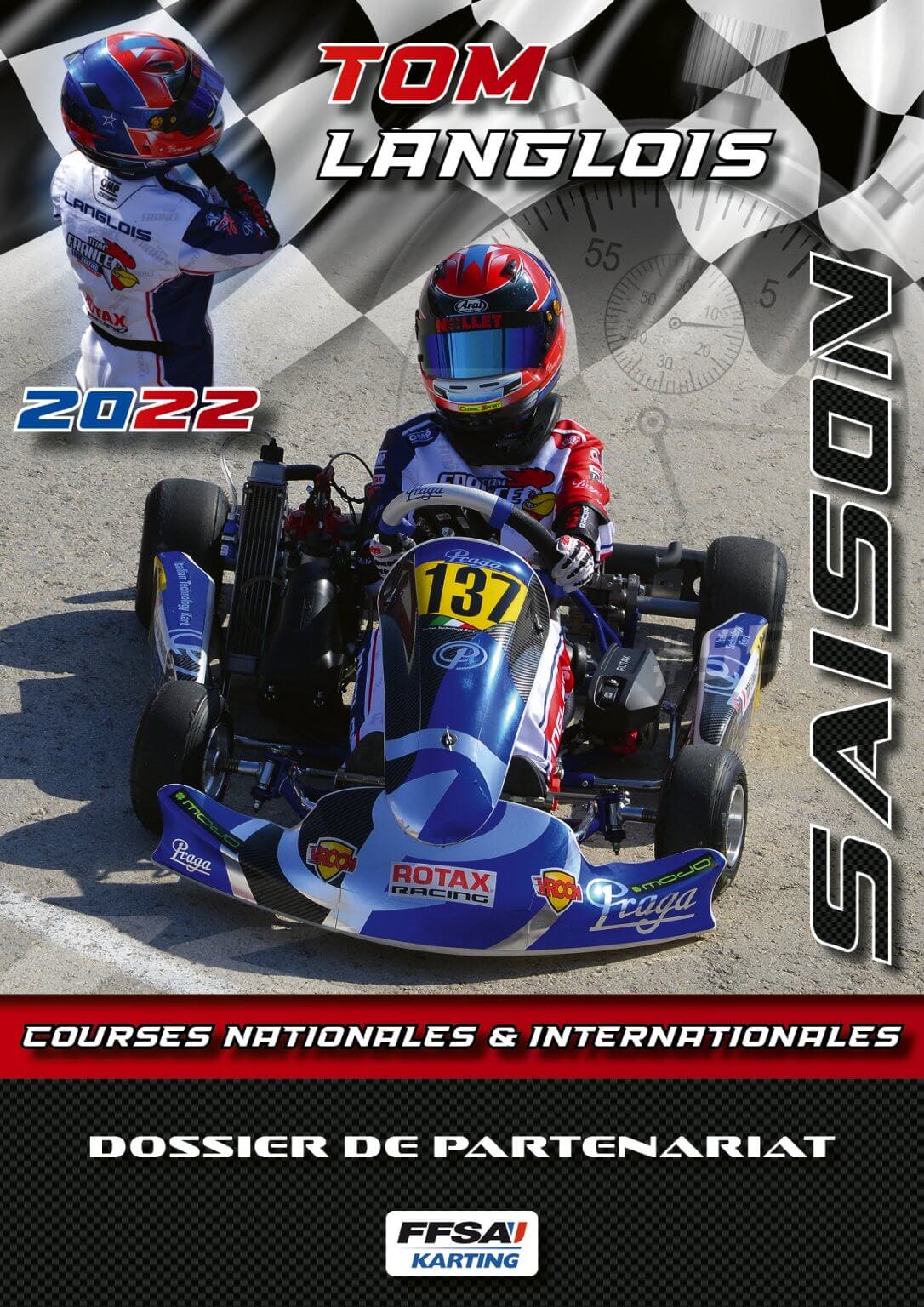 PRESS-BOOK PERSONNALISÉ SPORTIF SPONSORING