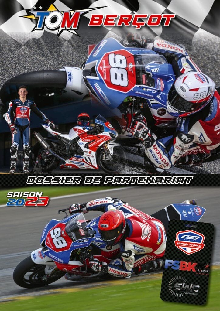DOSSIER DE SPONSORING PRESSBOOK SPORTIF MOTO